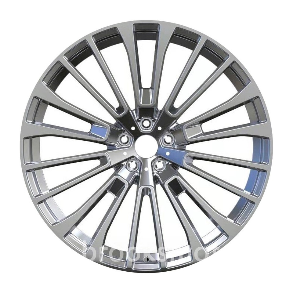 21" NEW MULT SPOKE STYLE CHROME WHEELS RIMS FITS 2019+ BMW G07 X7 5X112 ...
