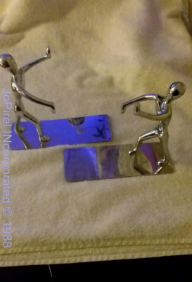 Art Deco Sculpture Chrome Man in Motion | eBay