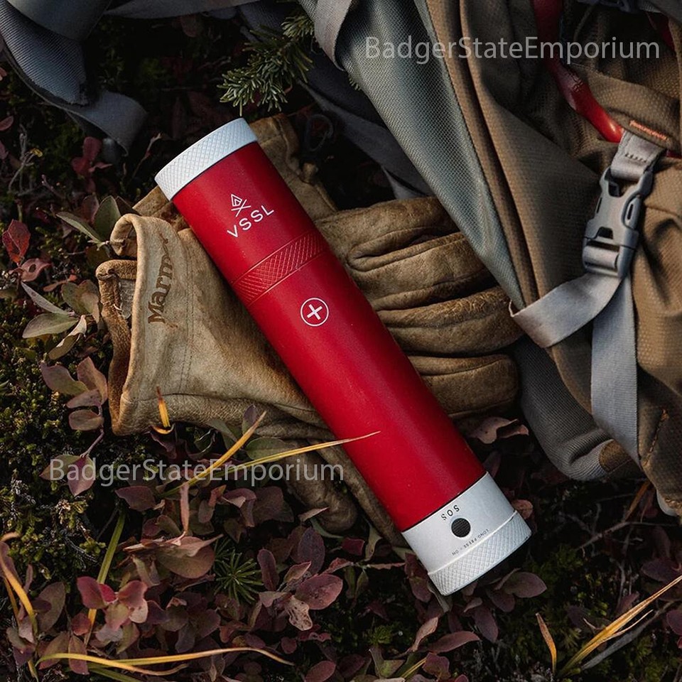 VSSL First Aid Stash Kit Aluminum +Storage Tins Flashlight Compass LED ...