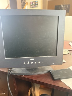 Dell 15" Computer Monitor Screen Model E151FP with stand, VGA and power ...