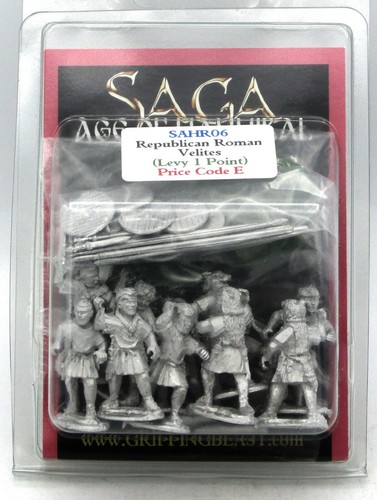 SAGA SAHR06 Republican Roman Velites (Levy) Age of Hannibal Infantry ...