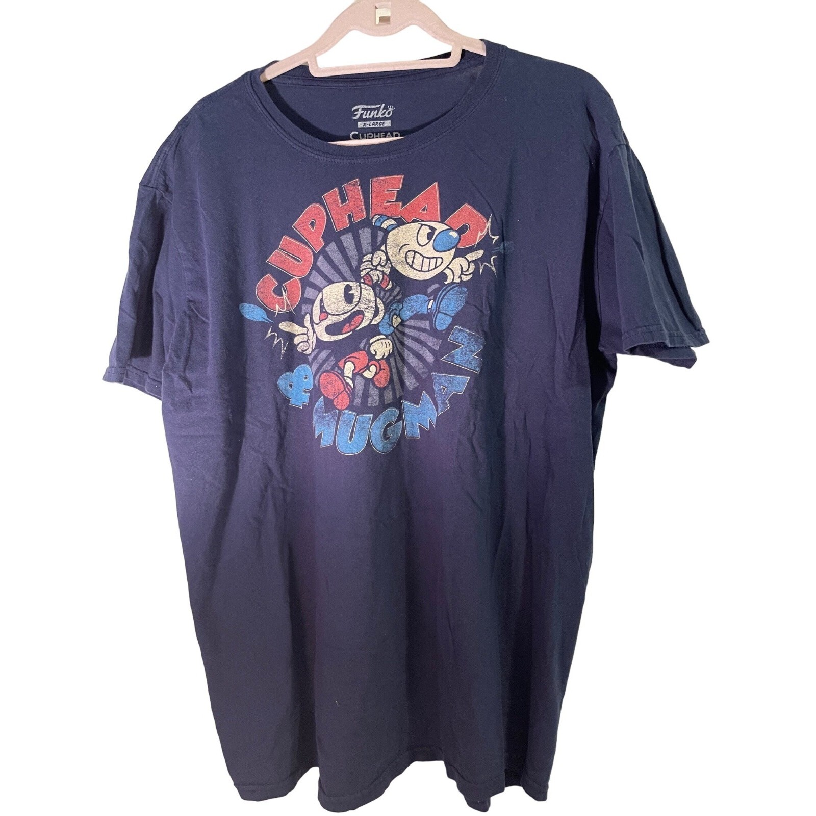 Cuphead & Mugman Men's Retro best Friend Mugman Shor… - Gem