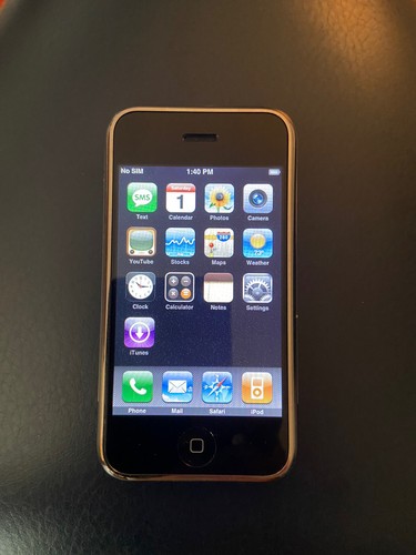 Apple iPhone 1st Generation - 8GB - Silver (AT&T) | eBay