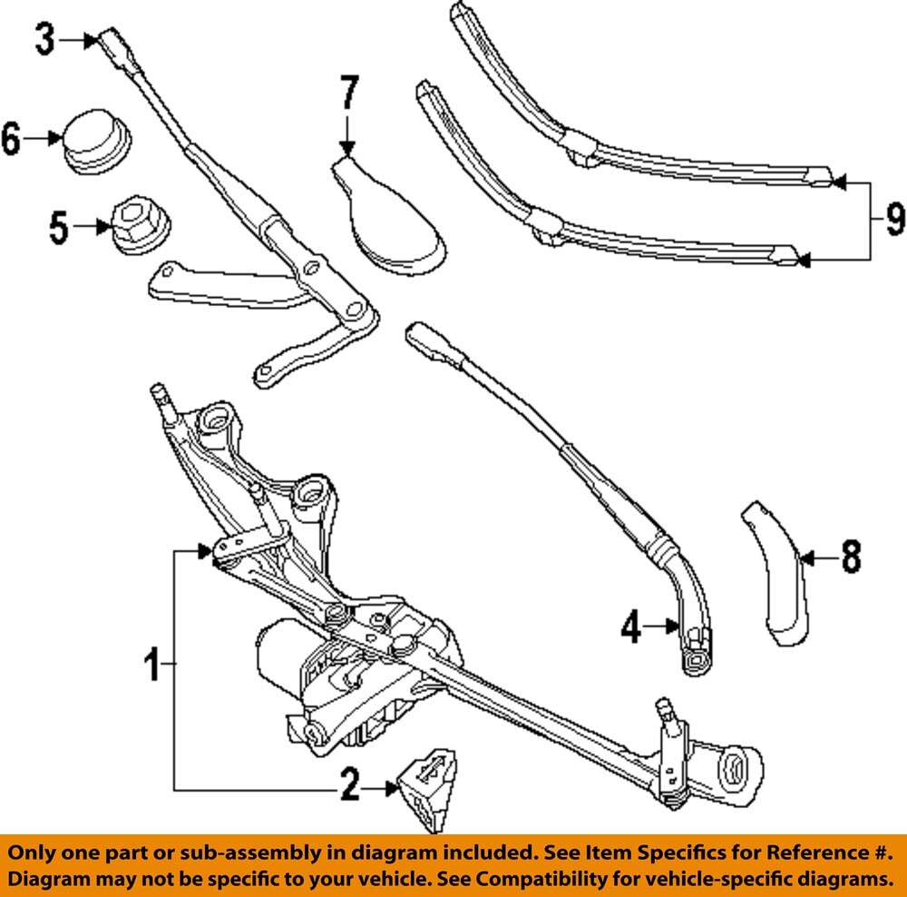MERCEDES OEM 15-21 S550 Windshield Wiper Components-Wiper Blade ...