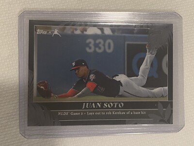 2022 Topps X Juan Soto Curated J Soto Postseason Moments #52 23/99 ...
