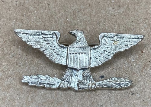 WWII STERLING US Army Officer Colonel Rank "WAR EAGLE" Shoulder ...