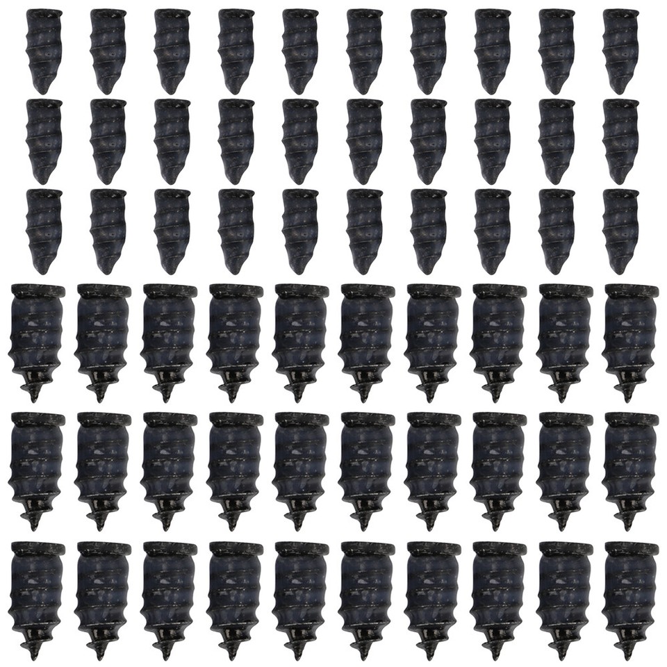 60pcs Tire Repair Rubber Nail Car Tire Repair Screw in Rubber Plug Nail ...