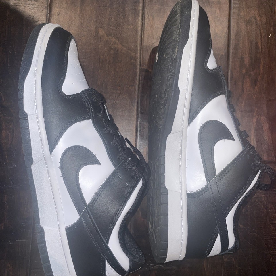 Nike Dunk Low Panda Sneakers DD1391-100 Retro Shoes White Black Size 10 ...