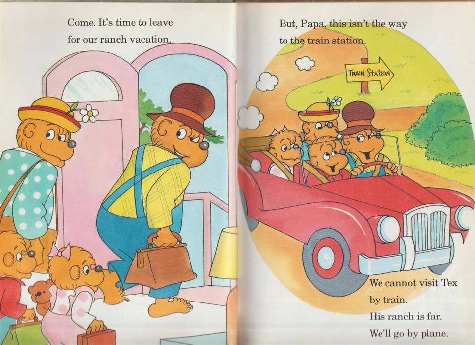 The Berenstain Bears Visit Uncle Tex Cub Club Book 1994 | eBay