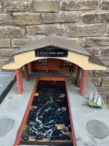 O Gauge Vintage LNER Goods Depot Station Platform Building Model ...