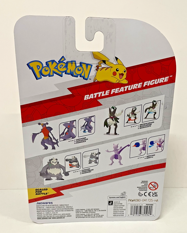 Jazwares Pokemon Battle Feature Figure Meowscarada ( PKW4080 ) (NISB ...