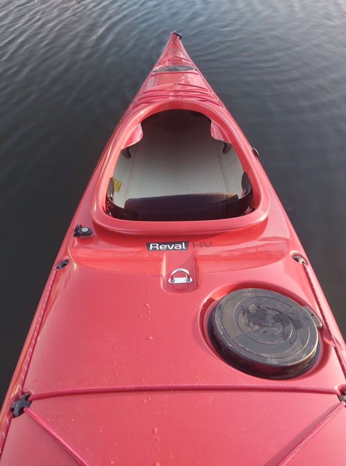17'5” Zegul Kayaks REVAL HV Performance Sea Kayak Touring Kayak Red NEW ...