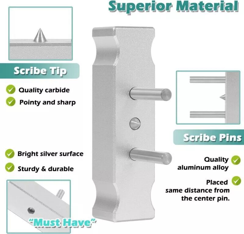 Knife Making Wood Metal Scribe Tool Precision Height Gauge Scriber ...