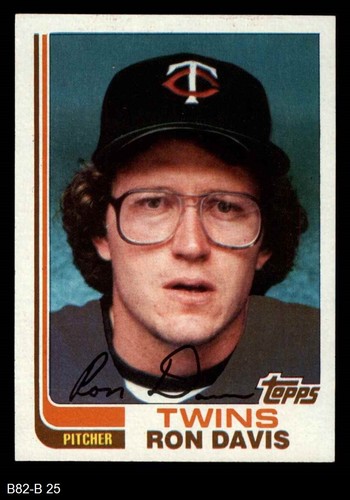 1982 Topps Traded #25 Ron Davis T Twins 8 - NM/MT | eBay