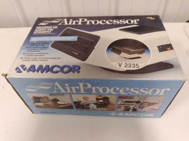 Amcor Air Processor Model 2135 Filter Ionizer 2 Speed Swivel Base Tilt ...