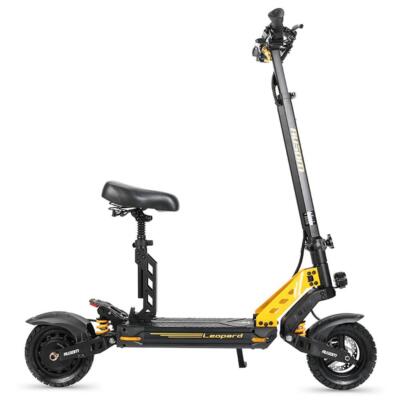 Ausom Leopard Off-Road Electric Scooter W/Seat 52-Mile Range 1000W 20 ...