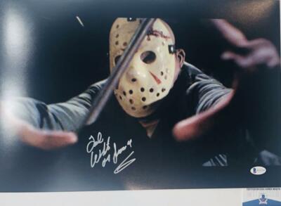TED WHITE FRIDAY THE 13TH 12X18 PHOTO JASON VOORHEES FINAL CHAPTER BAS ...