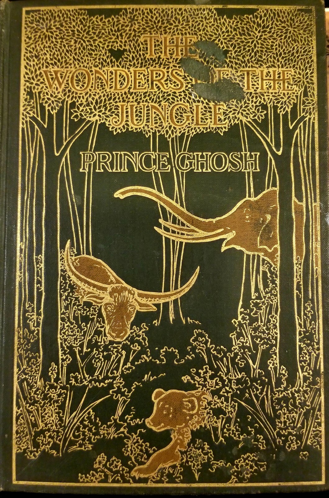 Prince Sarath Ghosh Book I: Wonders of the Jungle SIGNED by GHOSH 1915 ...