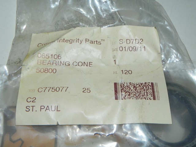Crown Integrity 065106 Bearing Cone forklift part Timken LM67048 77808 ...