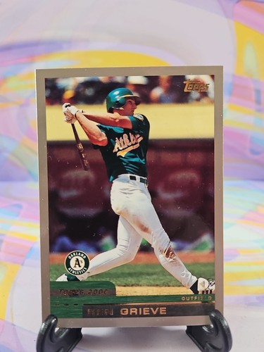 2000 Topps Baseball Card | Ben Grieve | Oakland Athletics | #95 | eBay