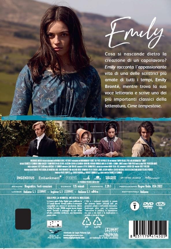 Emily - Dvd (DVD) Emma Mackey, Oliver Jackson-Cohen, Fionn Whitehead ...