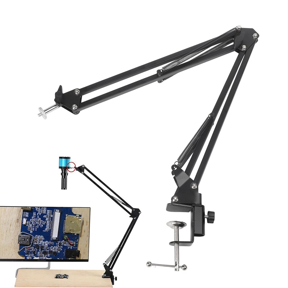 Metal Microscope Clamp Flexible Microscope Stand Compatible With 40mm ...