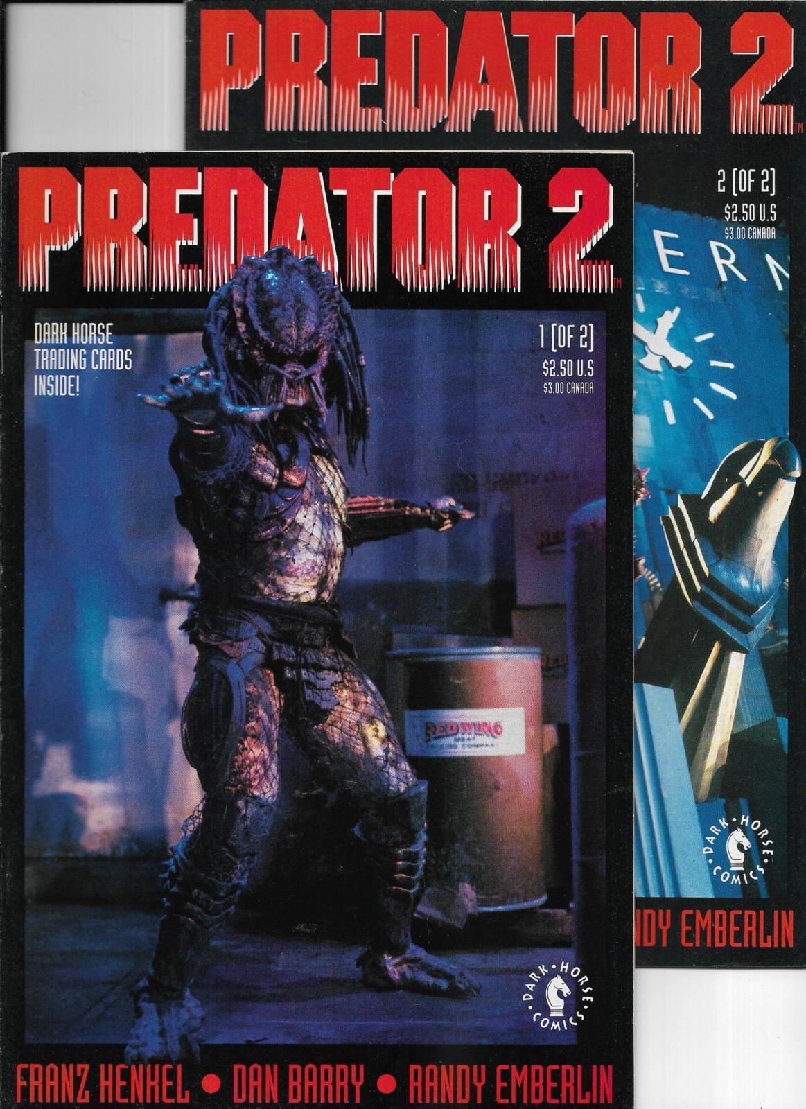 Dark Horse Comics ~ Predator 2 ~ Lot of 2 #s 1 & 2 (1991) complete mini ...