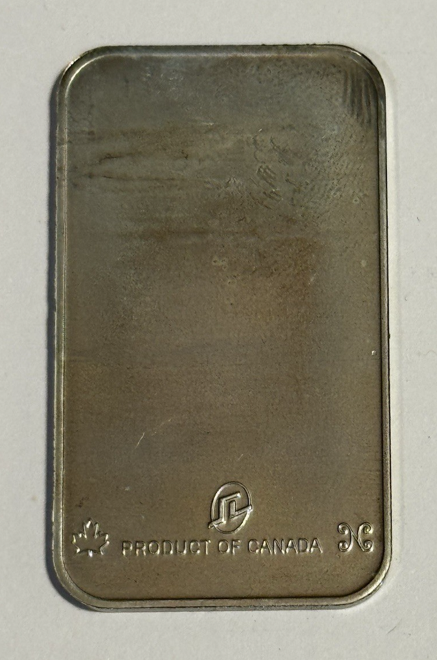 Vintage "Congrats On Your New Arrival" 1988 1oz .999 Silver Bar ...