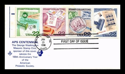 US COVER STAMP COLLECTING BOOKLET FDC WASHINGTON MASONIC STAMP CLUB | eBay