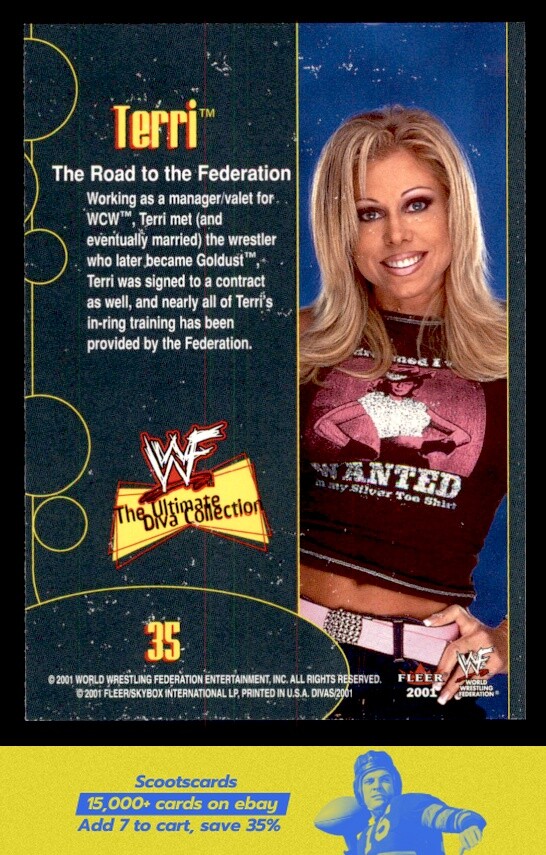 2001 Fleer WWF The Ultimate Diva Collection Terri card #35 | eBay