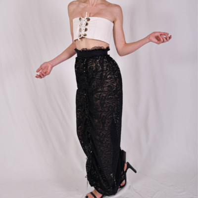 SEED Heritage - Obi Belt Corset Tuck Victorian Elastic Bodycon Slimming ...