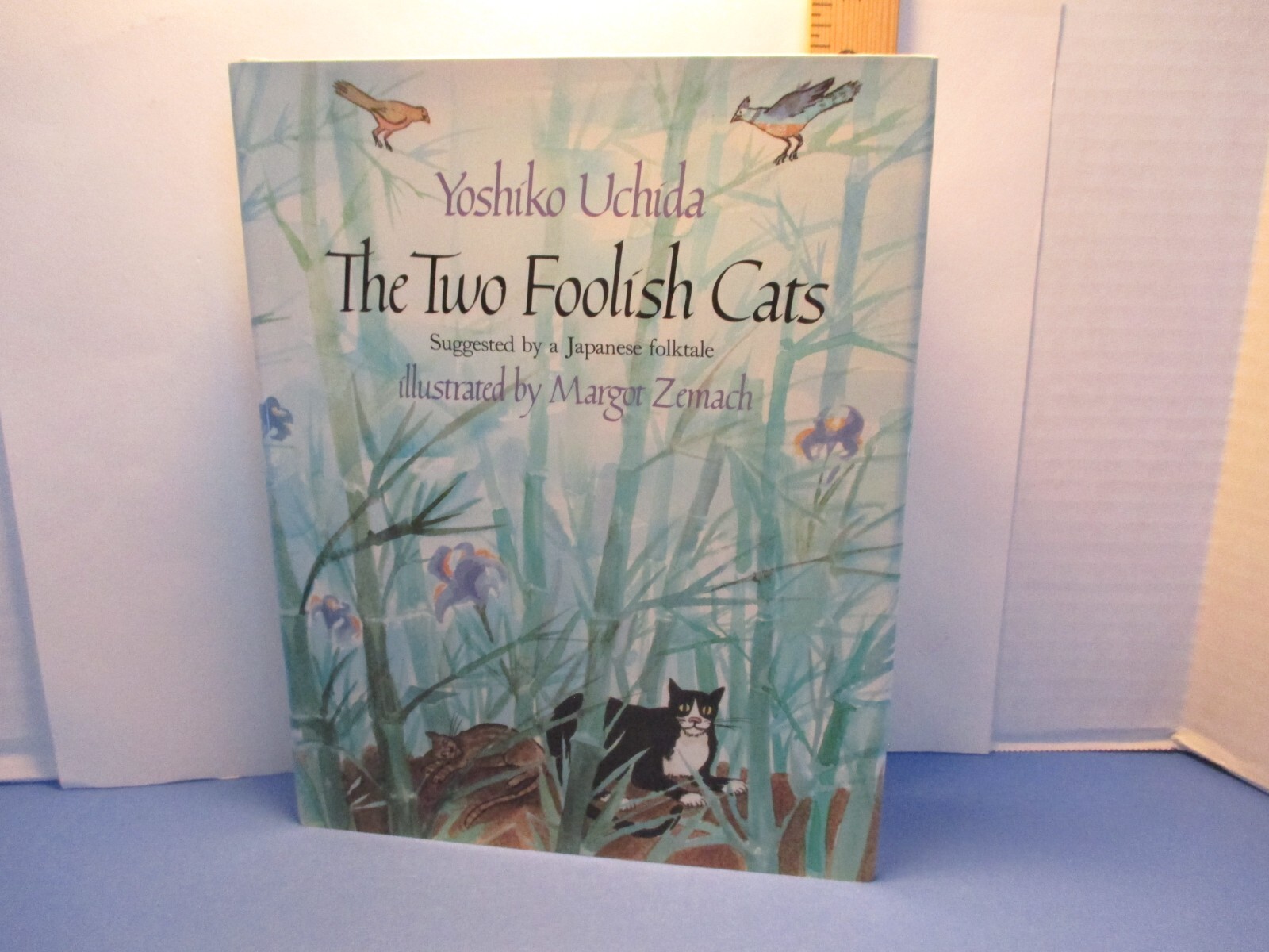 children's folklore TWO FOOLISH CATS by YOSHIKO UCHIDA illus by MARGOT ...