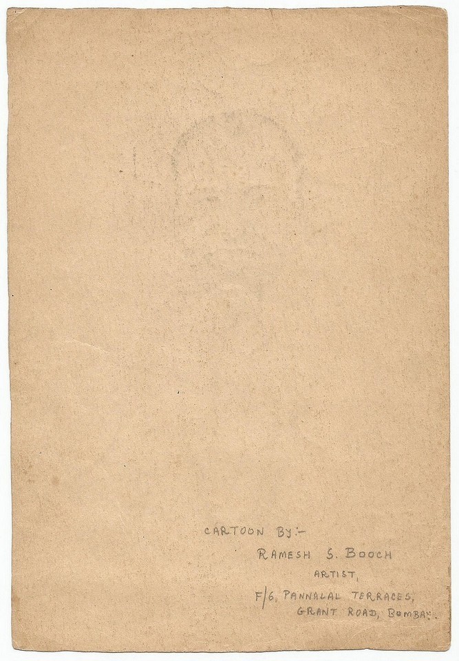 Cricket England Leslie Ames c.1940s-50s sketch by cartoonist R Booch ...