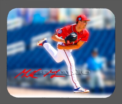 MacKenzie Gore Washington Nationals Facsimile Autographed Mouse Pad ...