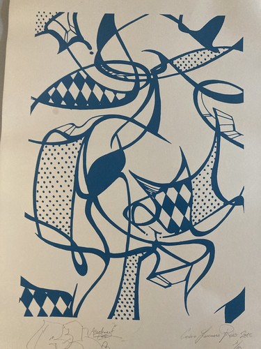 Belle Serigraphie Cédric Lascours Reso Abstrait Art Street Art Graft ...