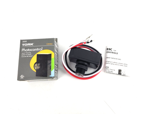 Tork 3000 Button Photocontrol Flush Mounting 120V Photocell/Photoeye | eBay