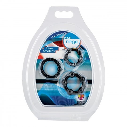 Black Performance Erection Rings - Packaged | eBay