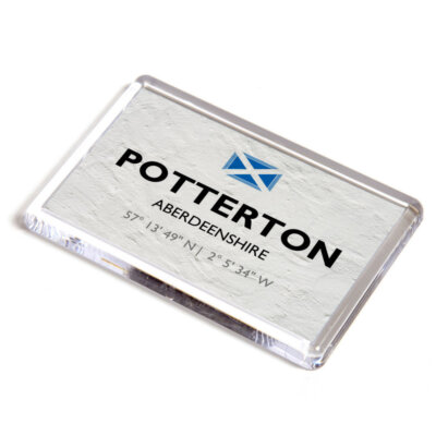 FRIDGE MAGNET - Potterton, Aberdeenshire, Scotland - Lat/Long NJ9415 ...