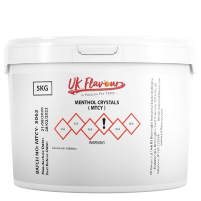 Menthol Crystals BP/EP Grade - 25g to 1kg Wholesale Pricing - Cheapest ...