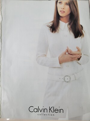 1996 Women's Calvin Klein White vintage clothing fashion outfit ad | eBay