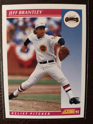 JEFF BRANTLEY SAN FRANCISCO GIANTS 1992 SCORE BASEBALL CARD #157 | eBay