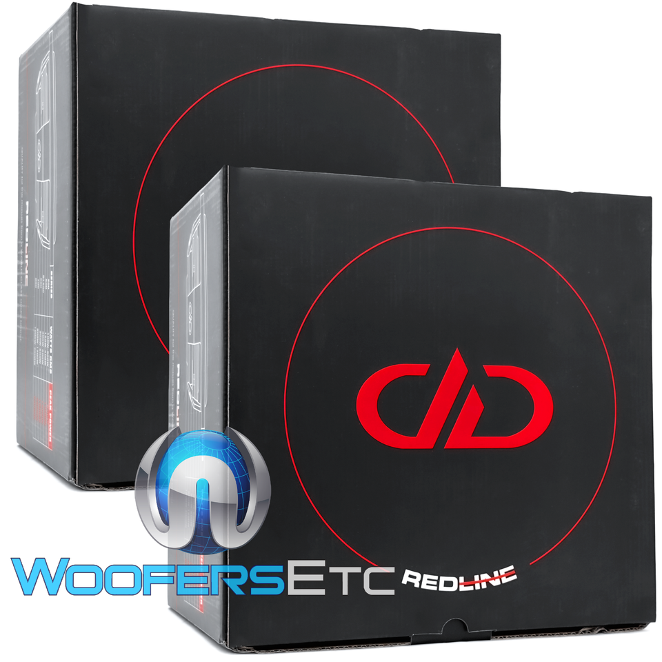 (2) DD AUDIO SL610-D2 10" SLIM SHALLOW 1200W DUAL 2-OHM SUBWOOFERS BASS ...