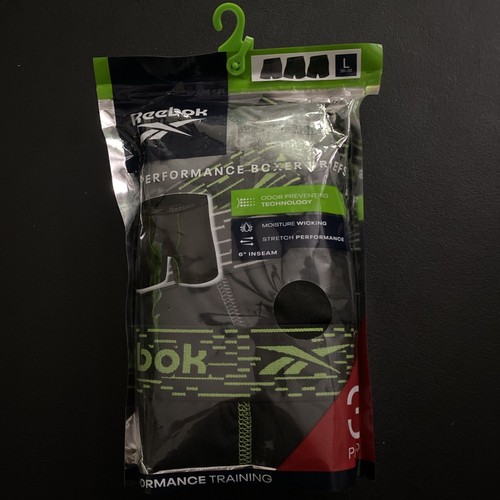 New 3 Pack Reebok Men's Performance Training Moisture Wicking Boxer ...
