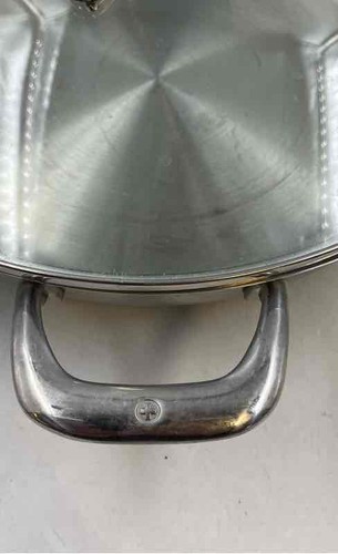 Premium Steel By Swiss Diamond Silver Cookware Frying & Grill Pan With ...