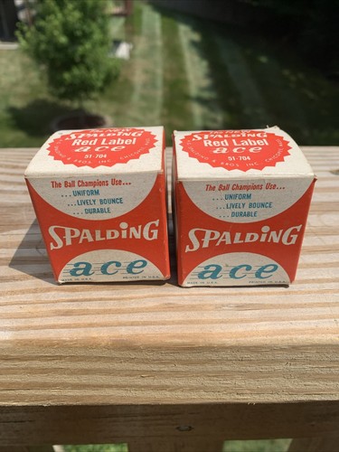 2 Vintage Spalding Ace Official Handball With Box USA 51-704 Unused | eBay