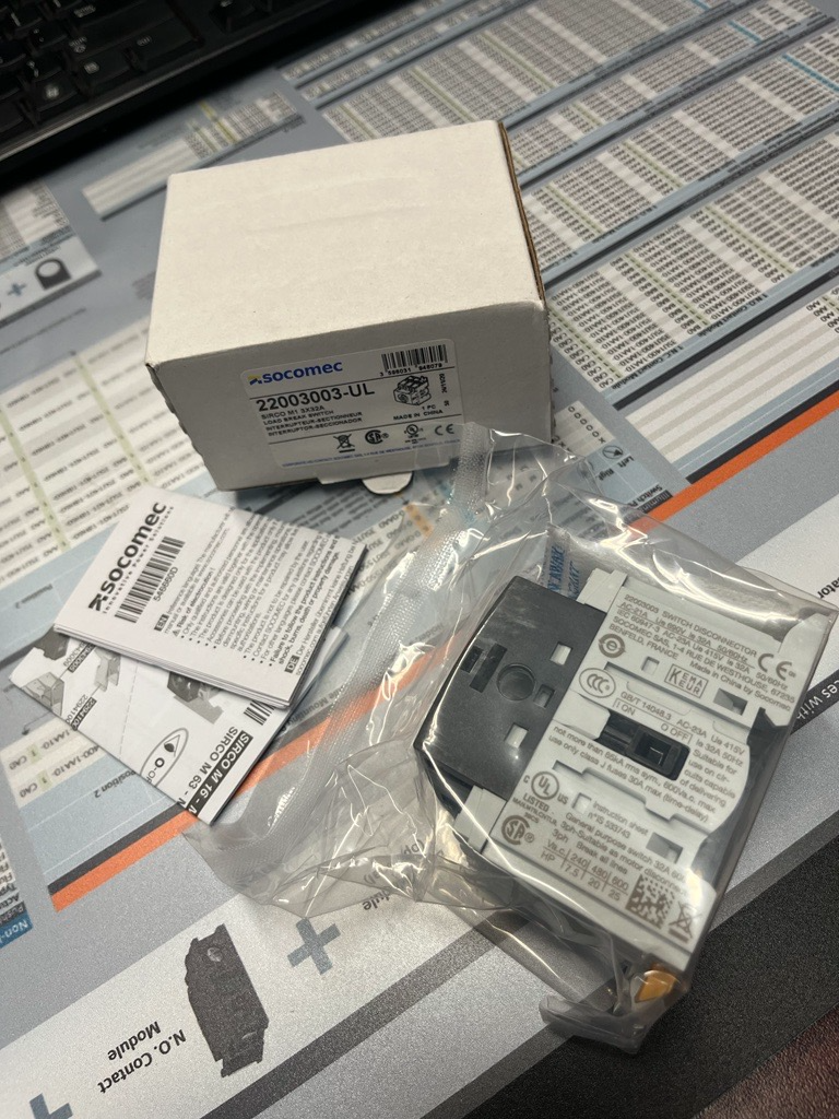 22003003-UL - Socomec SIRCO M series rotary disconnect switch | eBay