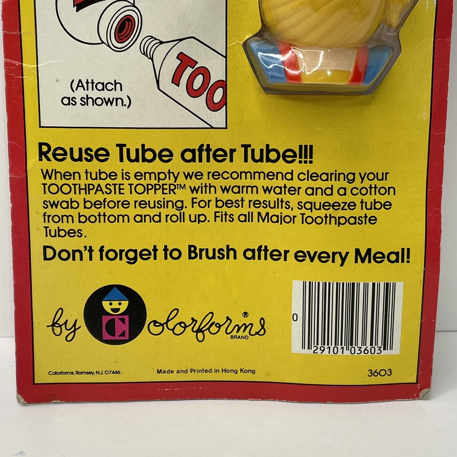 Vintage 80s Rainbow Brite Toothpaste Topper Doll Head Rare Collectable ...