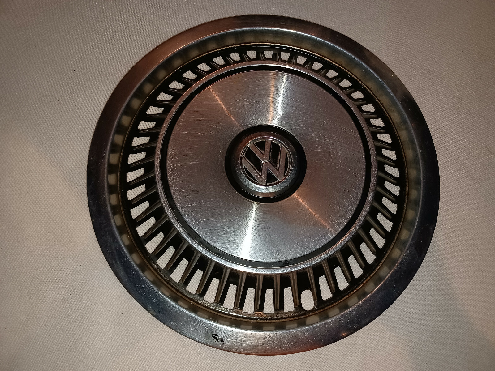 VW VOLKSWAGEN STAINLESS HUBCAPS RABBIT JETTA CADDY (SET OF 2) | eBay