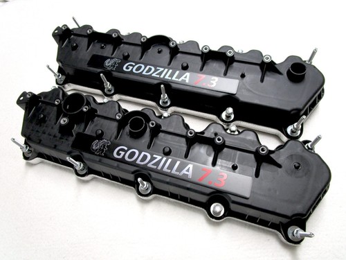 FORD 7.3 GODZILLA V8 VALVE COVER RAISED EMBOSSED METAL EMBLEMS PR 2022 ...