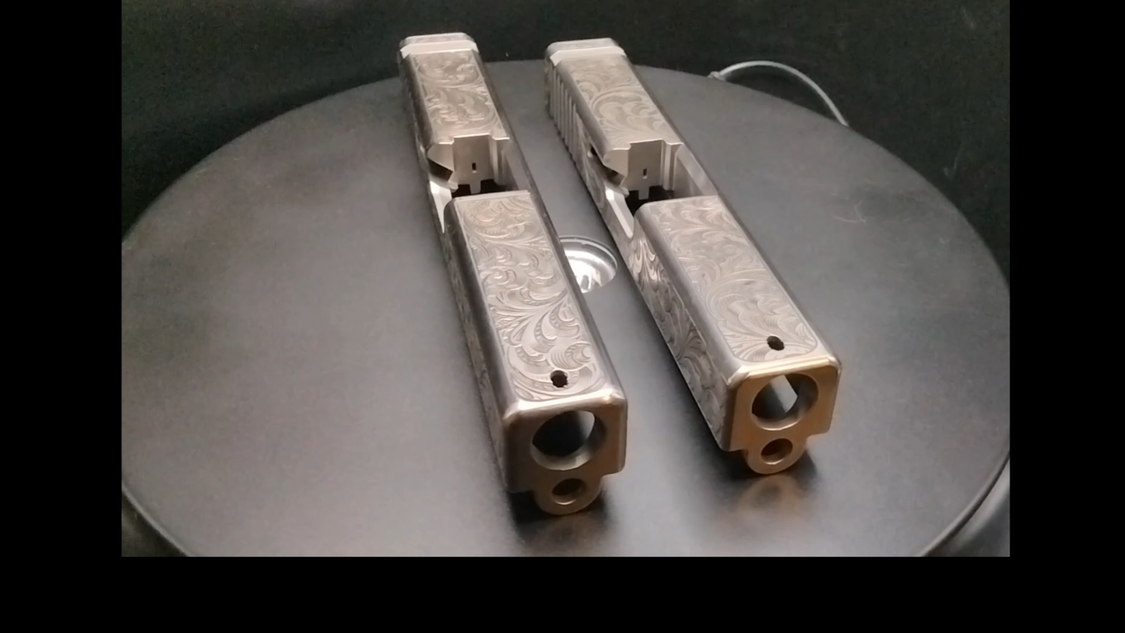 Custom Engraved Hand Polished Glock 17 Slide | eBay